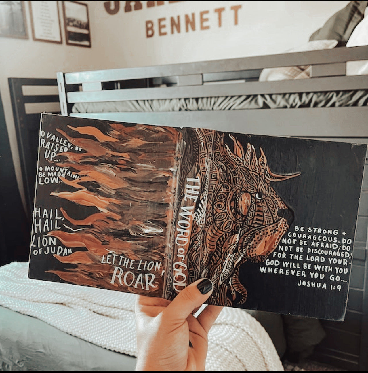 Sparrows & Wildflowers | Custom Hand Painted Bibles In Maine