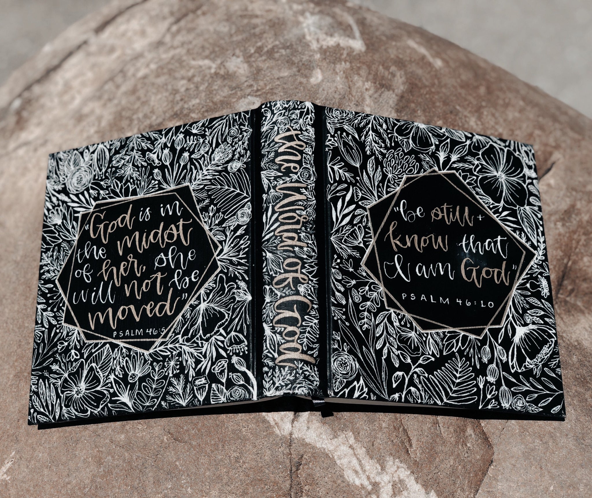 The Tina Bible | Hand Painted Journaling Bible – Sparrows & Wildflowers