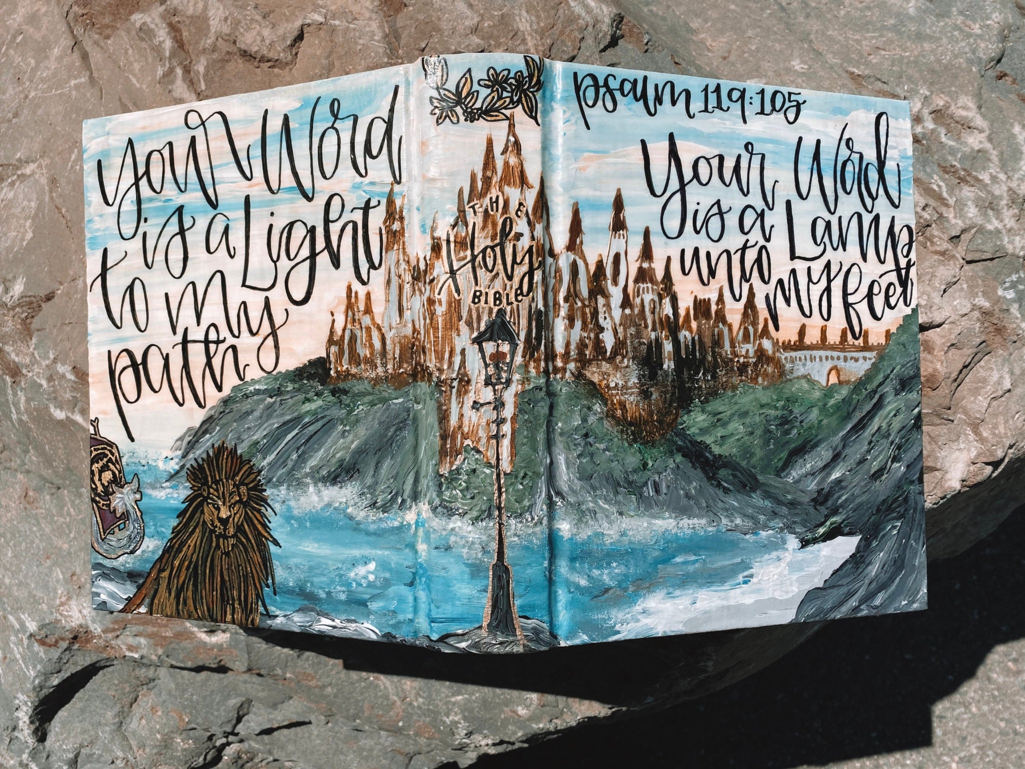 Custom Bible – Sparrows & Wildflowers